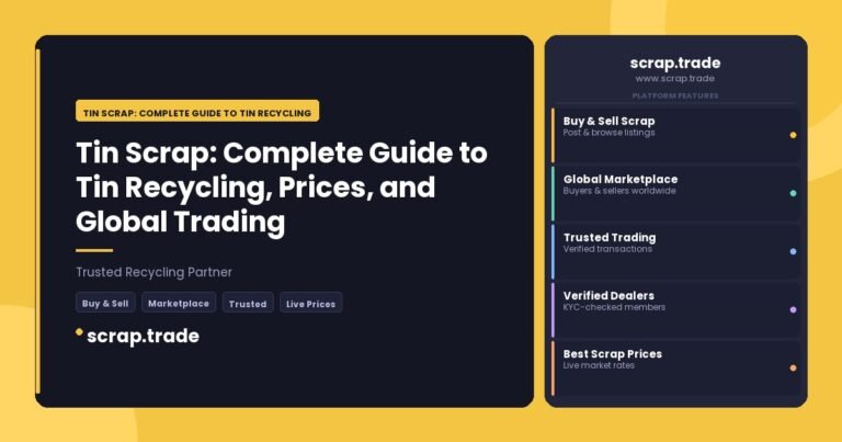 Tin Scrap: Complete Guide to Tin Recycling, Prices, and Global Trading ...