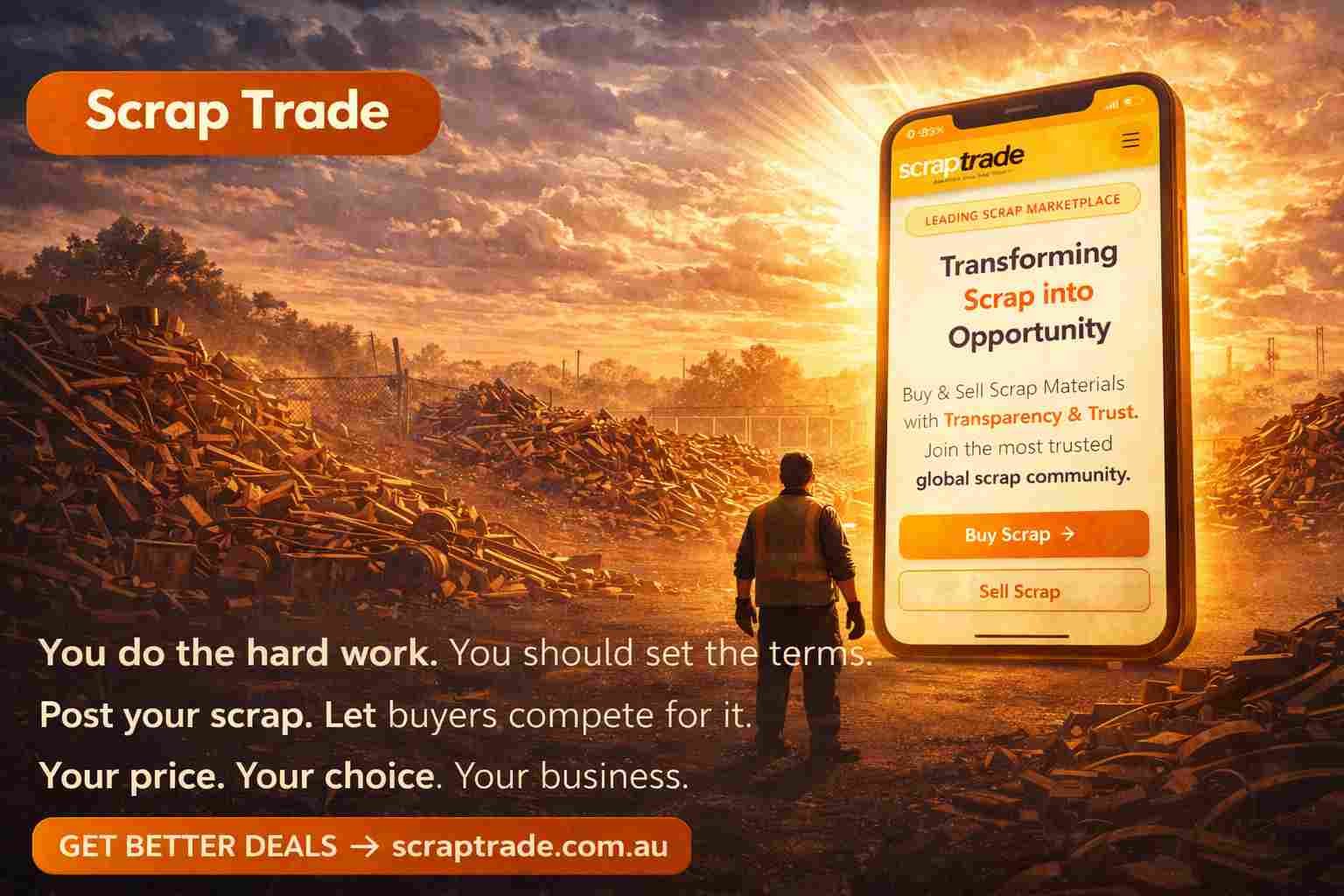 Scrap Markets 2026 with ScrapTrade Marketplace